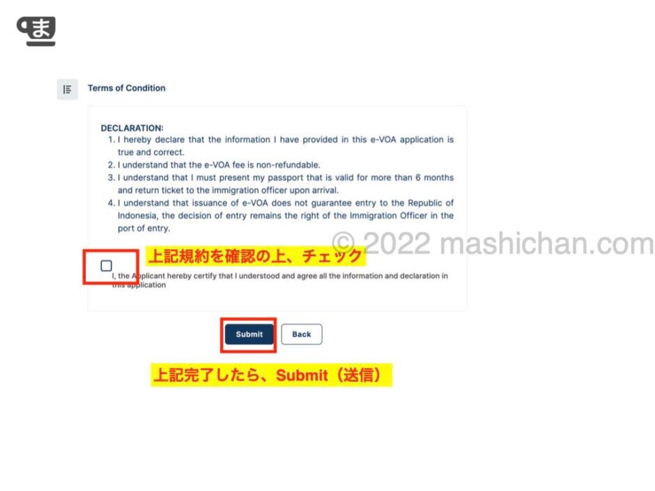インドネシアアライバルビザ事前申請 〜e-VOAの手順を解説 | ましちゃんのブログ